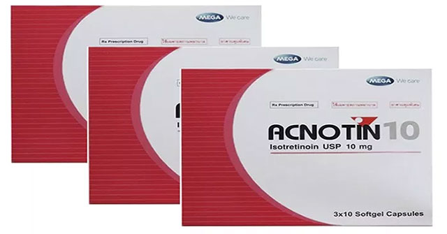 Uống acnotin bao lâu thì hết mụn? Acnotin có những loại nào?